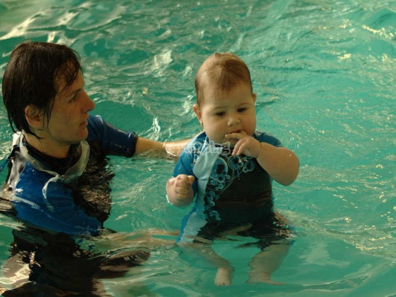 El buceo y los bebés