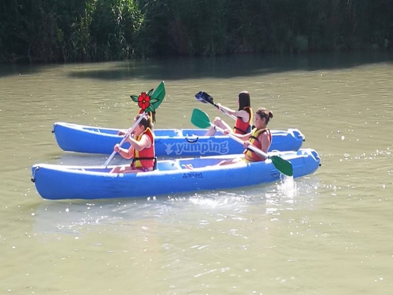 Alquiler de piraguas en Aranjuez 1 h. - Ofertas-aventura Yumping.com