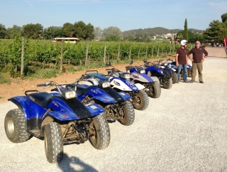 Single-seater quad route with Santa Susanna license 30 min from 35 ...