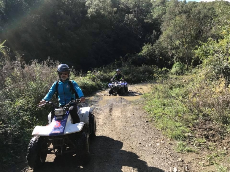 Single-seater quad route without Santa Susanna license 30 min from 35 ...