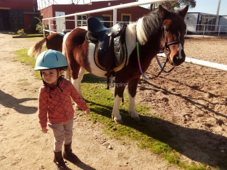 Paseo en pony alrededores río Jarama para niños desde 20€ - Yumping.com