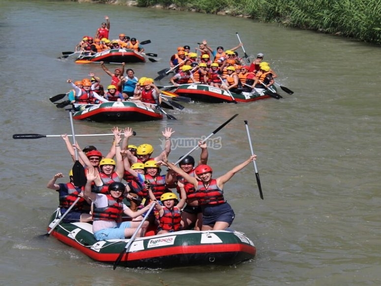 Rafting principiantes en el Segura con almuerzo desde 23€ - Yumping.com